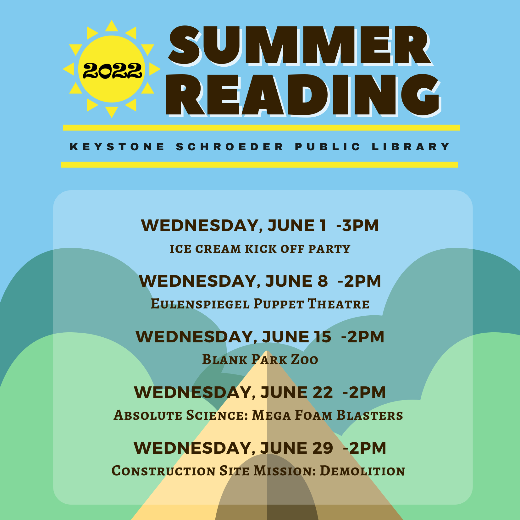 Summer Reading :: Schroeder Public Library